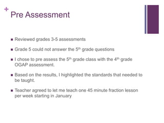 Fractions - grade 5 OER VMI curriculum project | PPT