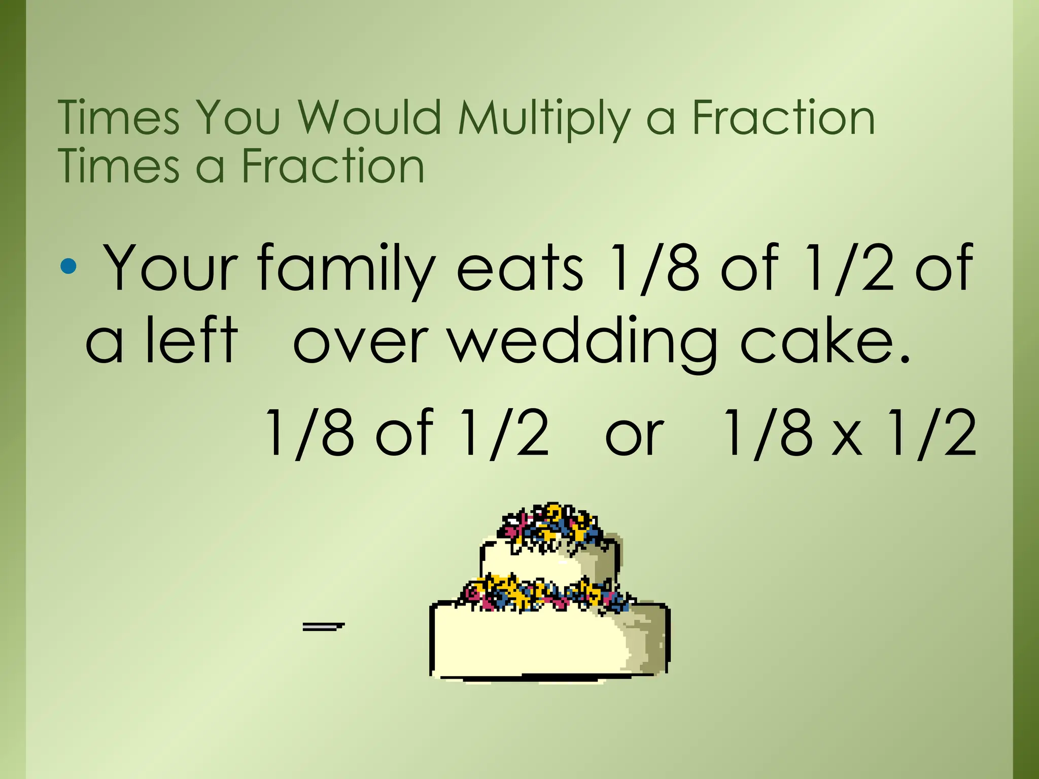 Fractions- Multiplication of Fractions.ppt