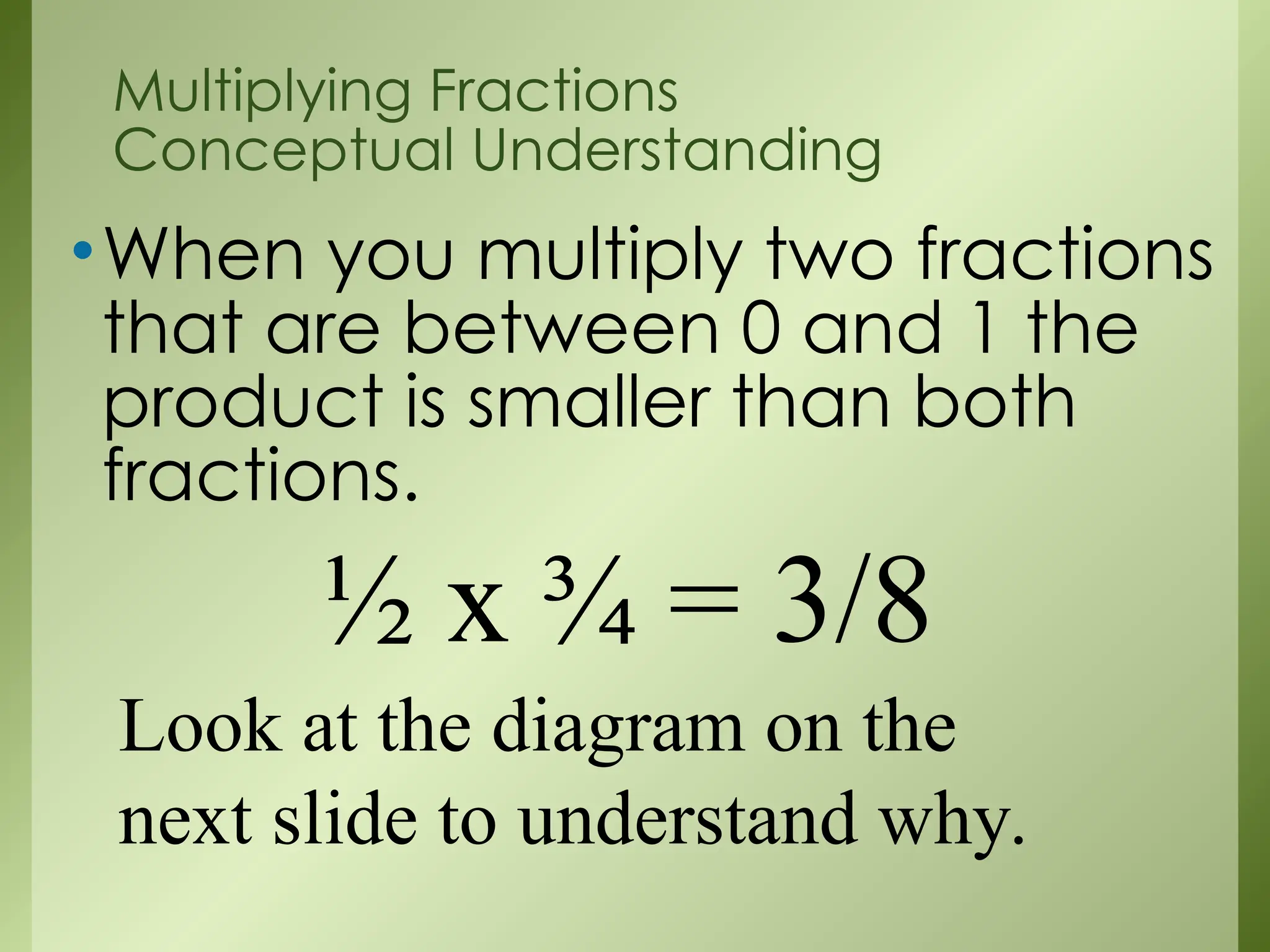 Fractions- Multiplication of Fractions.ppt