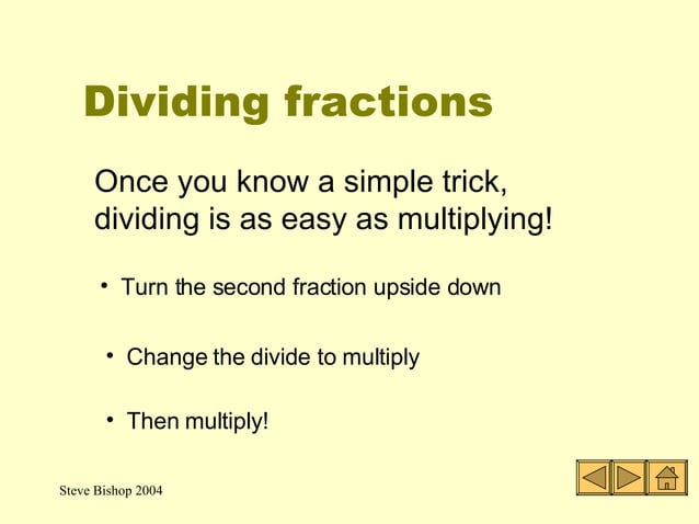 Fractions - the four rules | PPT