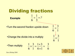 Fractions - the four rules | PPT