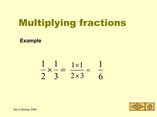 Fractions - the four rules | PPT