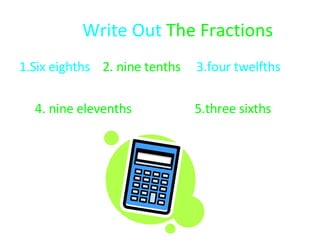 Fractions 2 | PPT