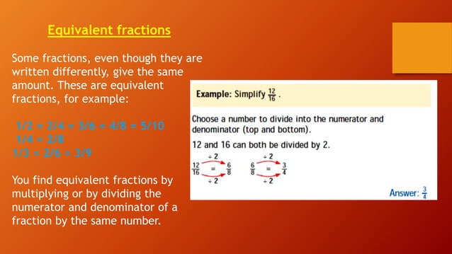 Fractions (addition, subtraction, rounding, fraction of amounts).pptx