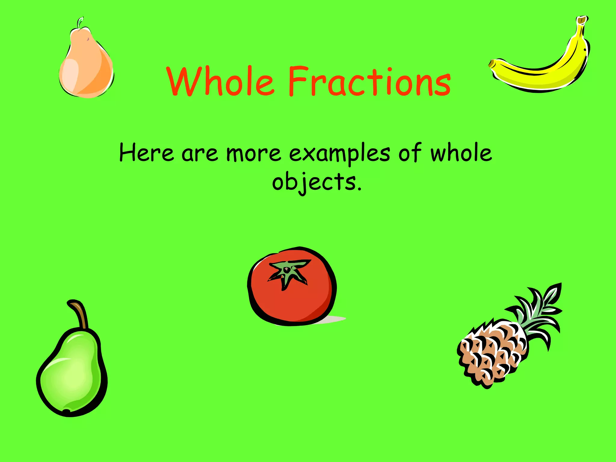 Whole, half and quarters | PPT