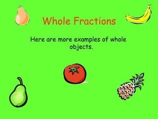 Whole, half and quarters | PPT