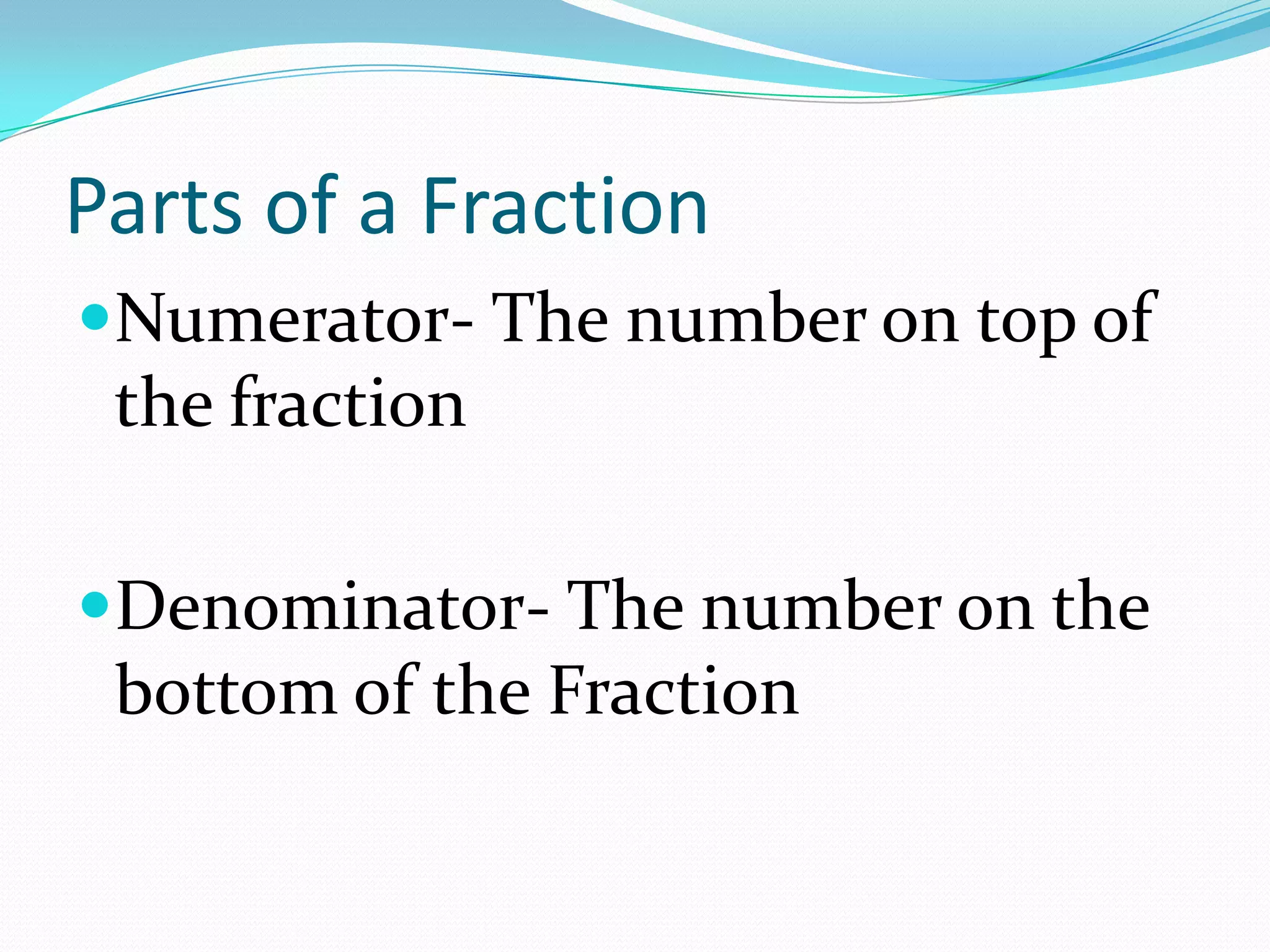Fractions And Decimals | PPTX