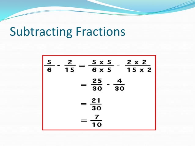 Fractions And Decimals | PPTX