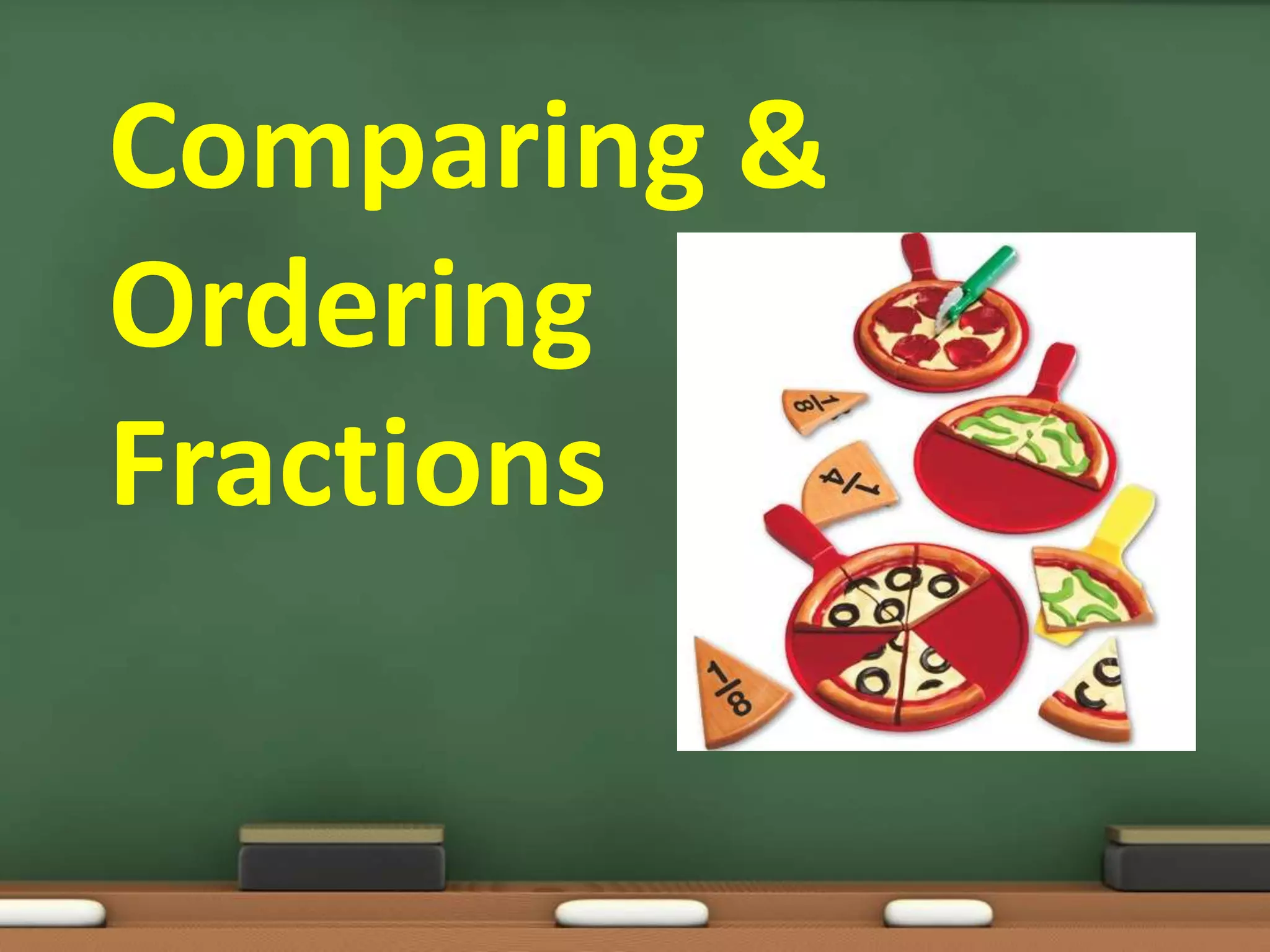 Fractions comparing ordering | PPTX