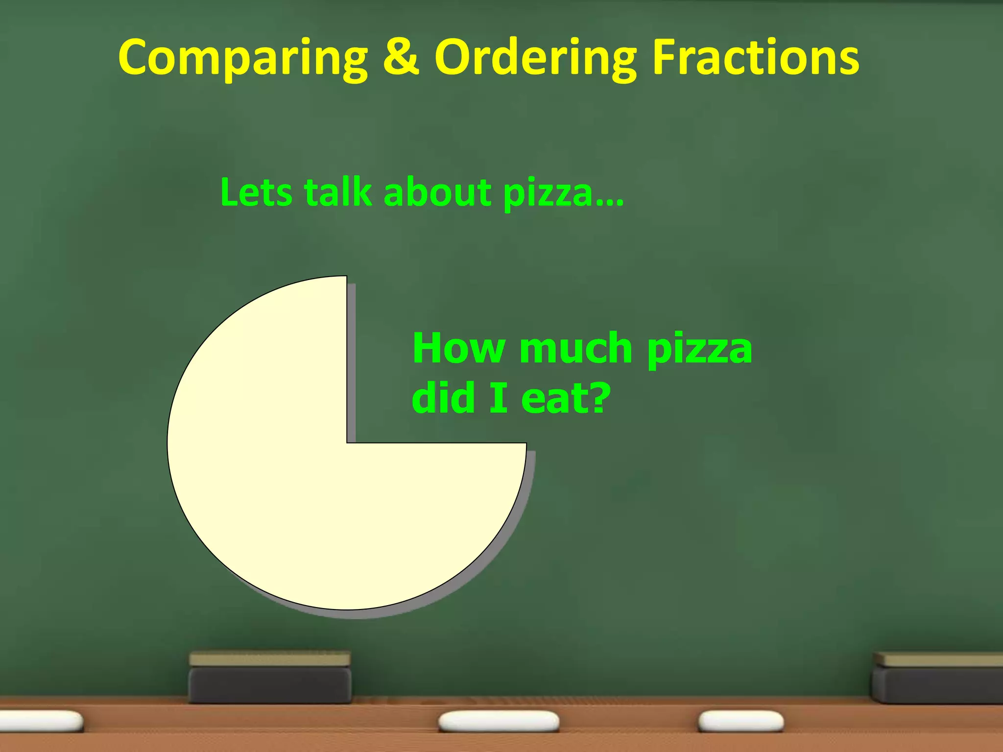 Fractions comparing ordering | PPTX