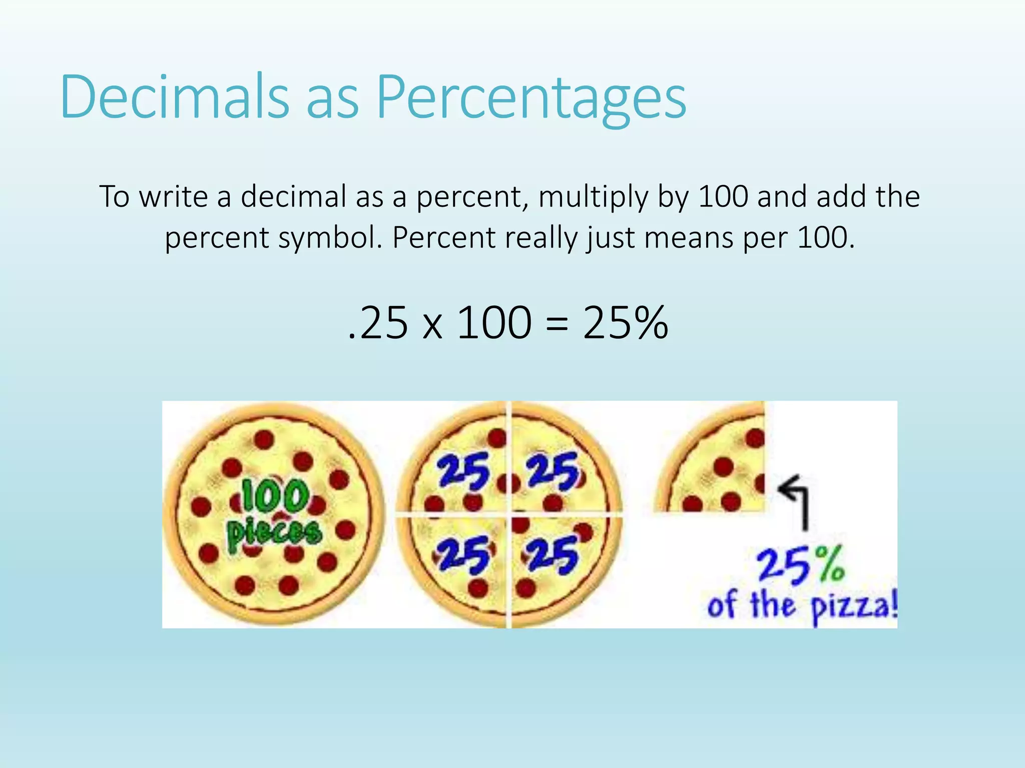 Fractions, decimals, and percentages | PPTX