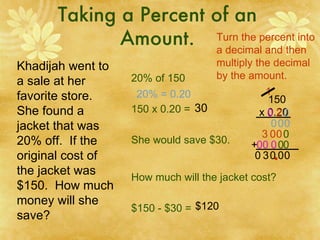 Fractions Decimals And Percents | PPT