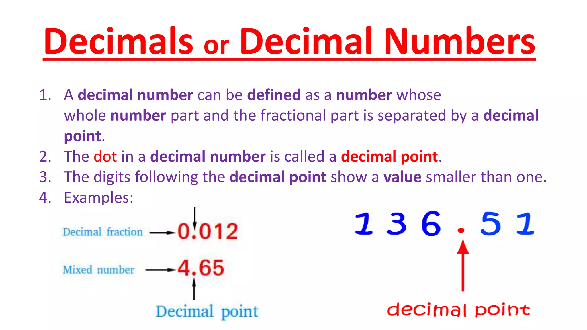 Fractions & decimals class vii | PPTX