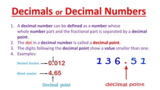 Fractions & decimals class vii | PPTX