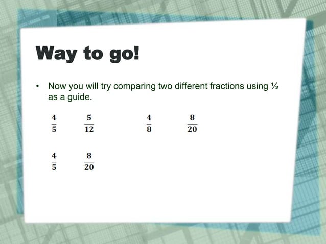 Fraction sense | PPTX