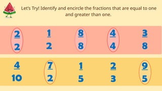 Fractions Equal to One and Greater than One.pptx
