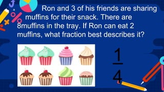 fraction of a whole, identifying fraction of a set | PPT