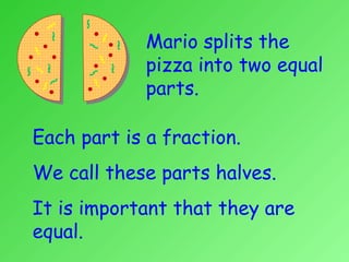 Fractions halves | PPT
