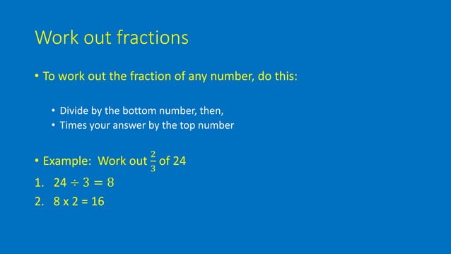Fractions Introduction | PPT