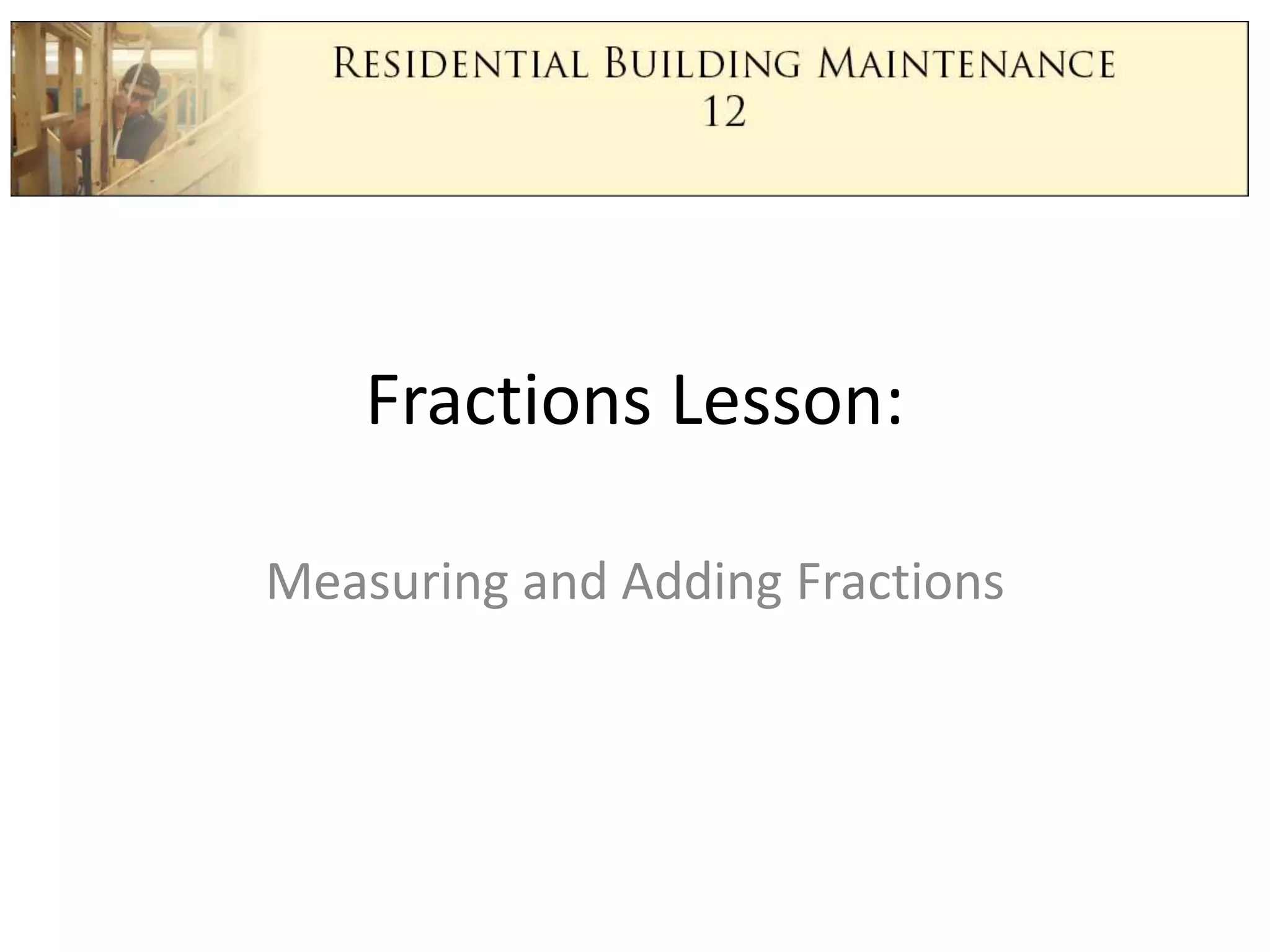 Fractions lesson | PPTX