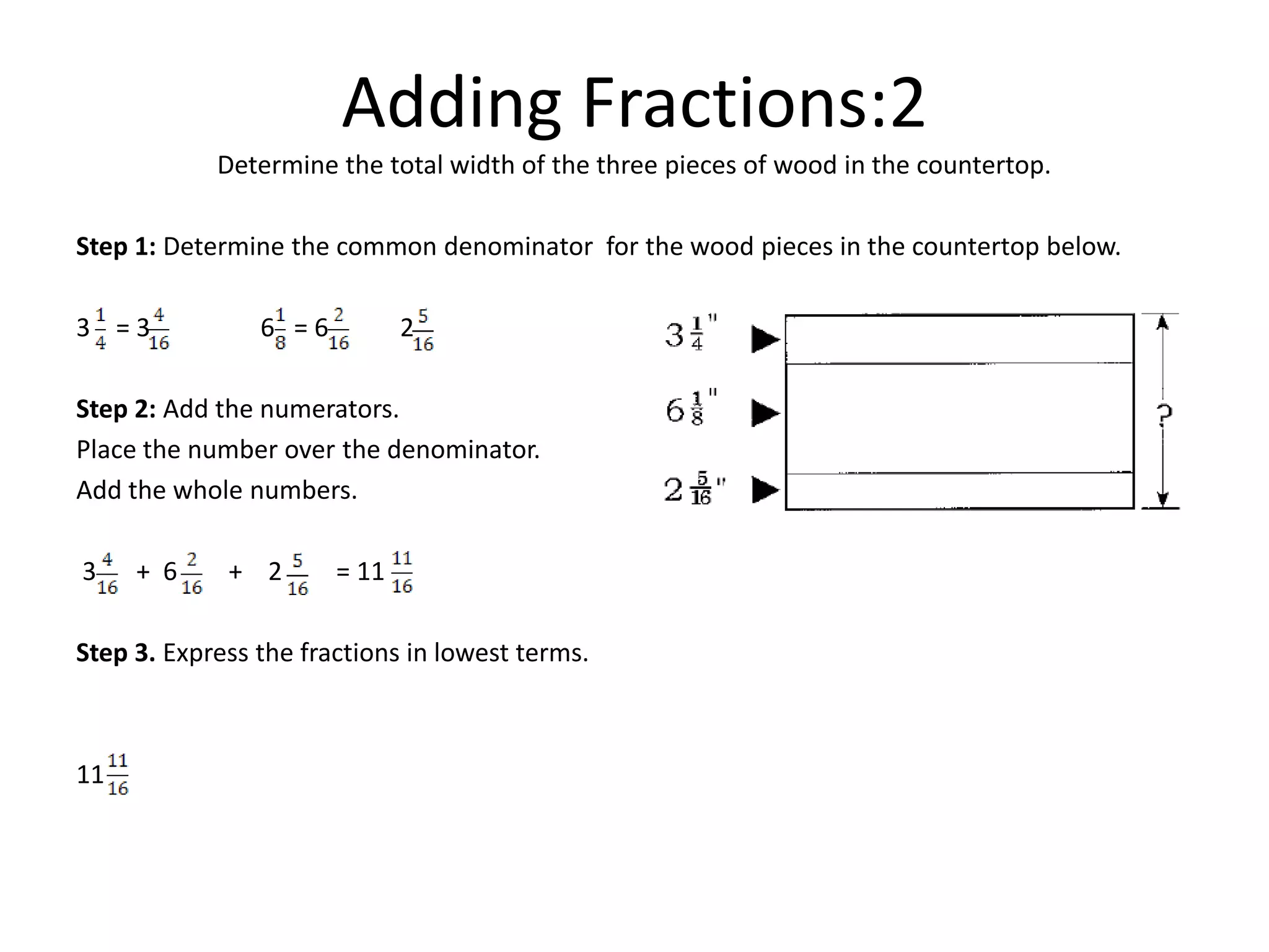 Fractions lesson | PPTX