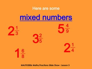 Fractions lesson3 4 | PPTX