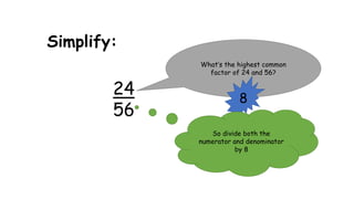 Fractions lesson 3 for slide share | PPT