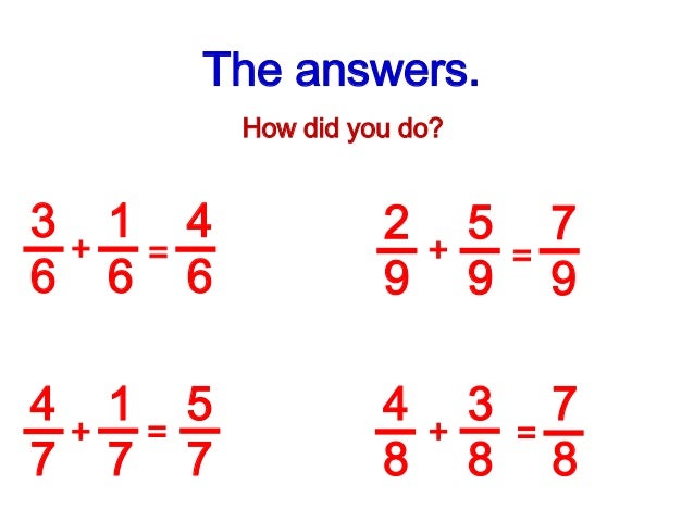 Adding Fractions adding-fractions