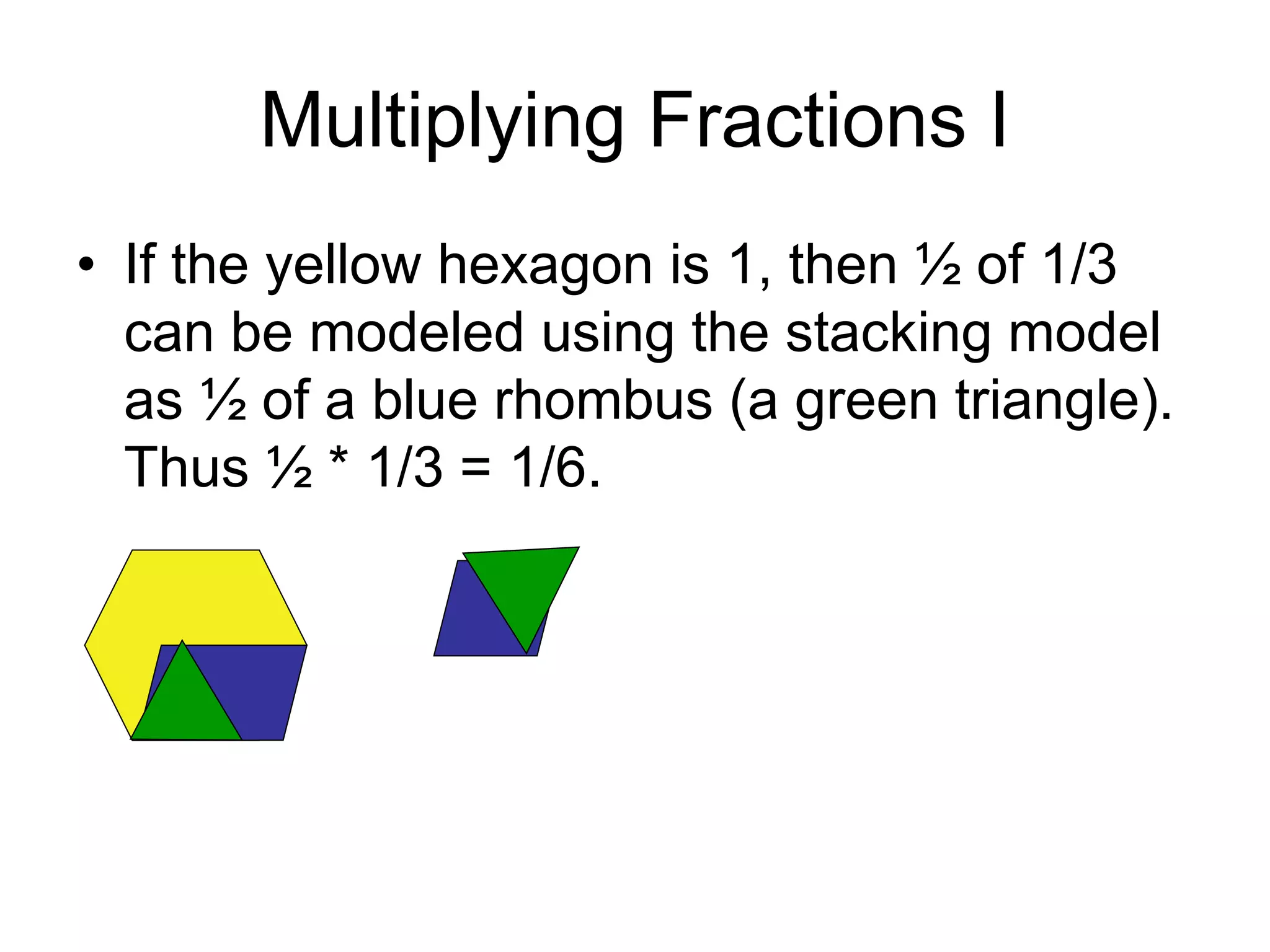 Fractions with pattern blocks (worksheet 9 a).pptx | Physics | Science
