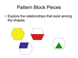 Fractions with pattern blocks (worksheet 9 a).pptx | Physics | Science