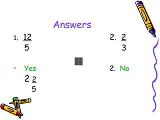 Fraction Talking Power Point | PPT
