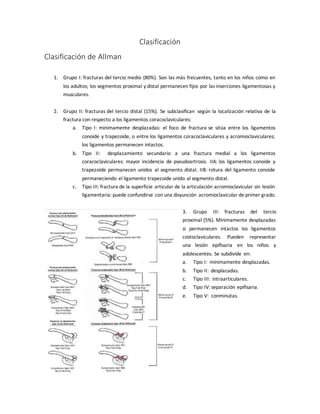 Fracturas de Clavícula | DOCX