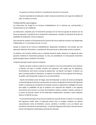 Fracturas de Clavícula | DOCX