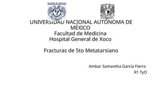 fracturas de quinto metatarsiano ..pptx