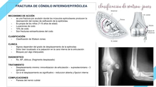 FRACTURA DE CODO | PPTX