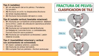 FRACTURA DE PELVIS - DIAPOSITIVAS DE TRAUMATOLOGIA | PDF