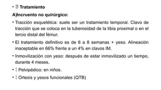 clase de ortopedia de las fracturas de femur | PPTX