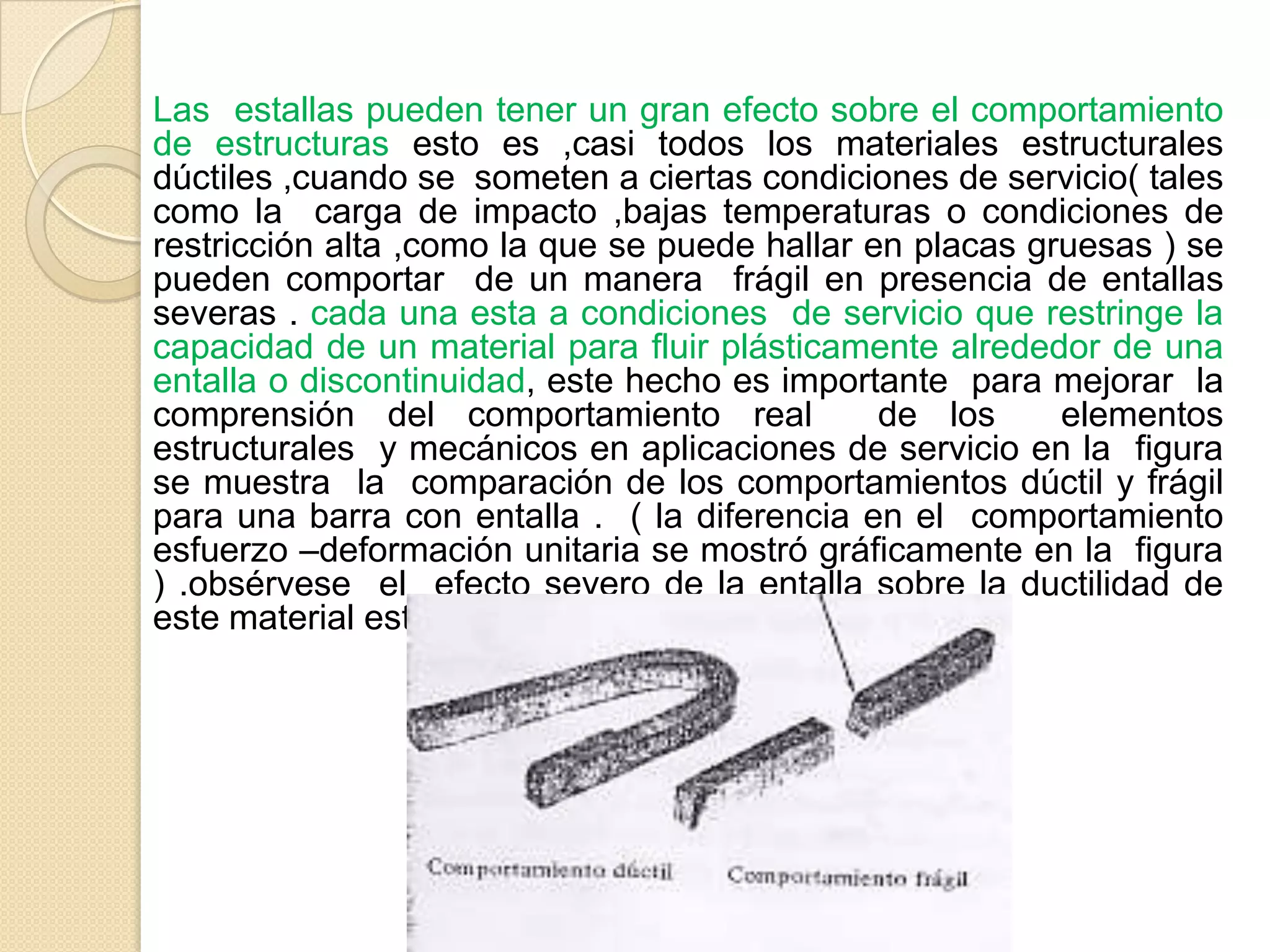 Fractura Fragil Mecanica De Materiales | PPTX