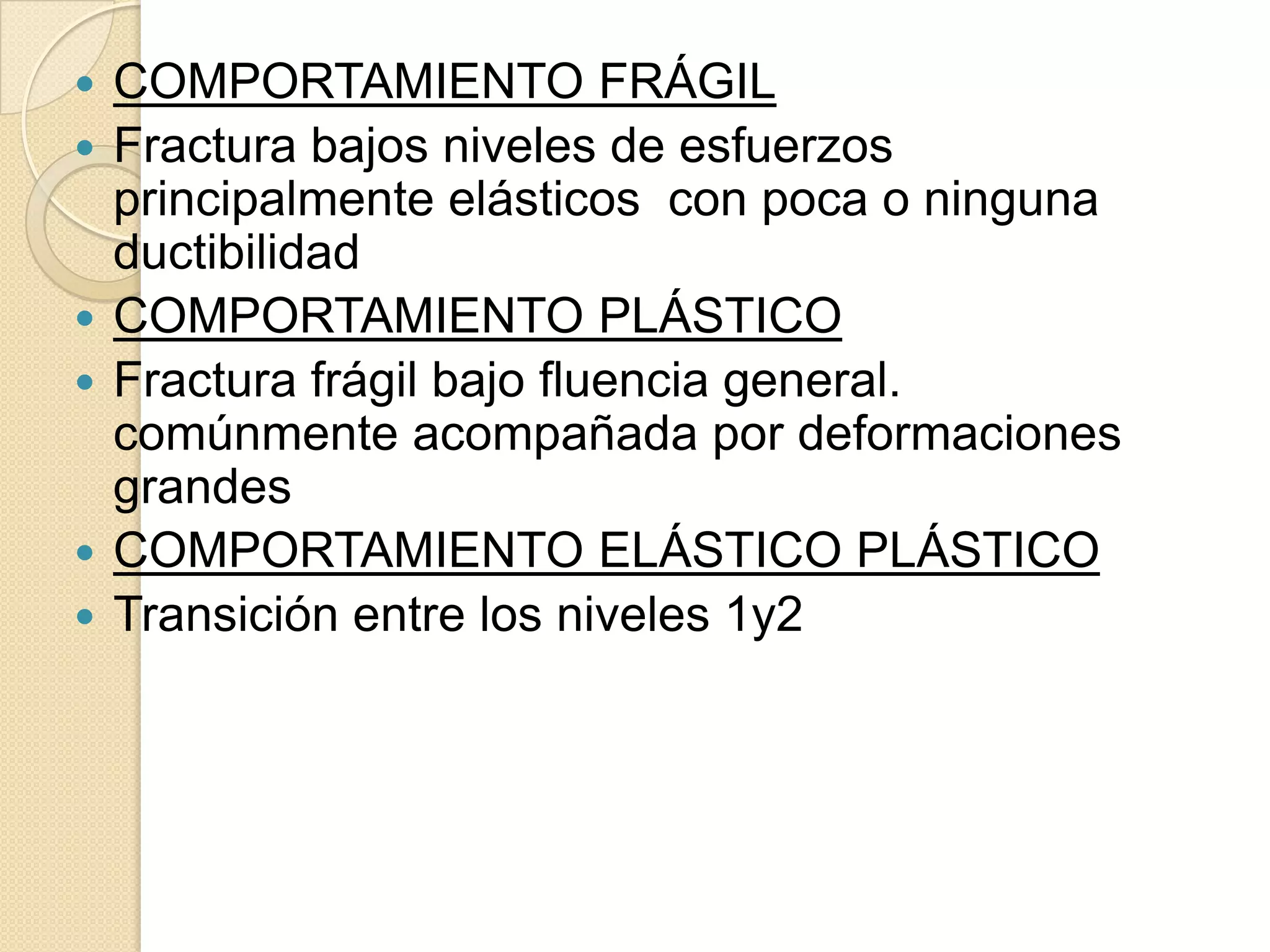 Fractura Fragil Mecanica De Materiales | PPTX