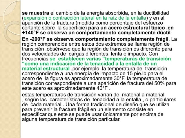 Fractura Fragil Mecanica De Materiales | PPTX