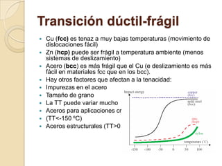 Fractura Fragil Mecanica De Materiales | PPTX