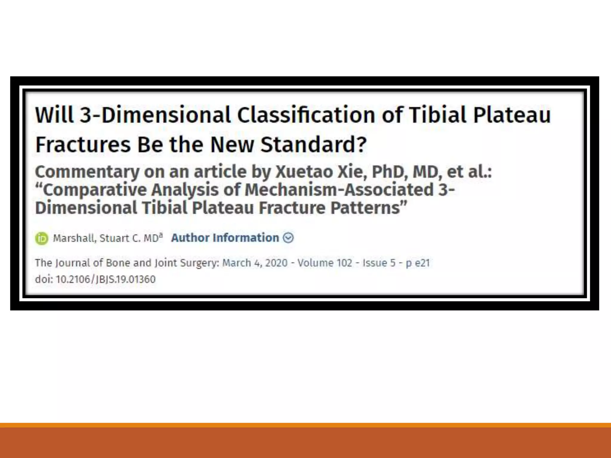 Fractura platillo tibial | PPT
