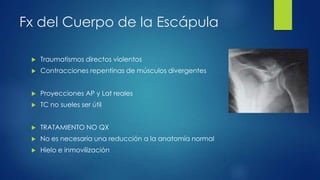 Fracturas de escapula | PPTX
