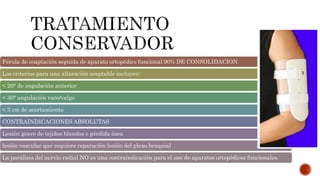 FRACTURAS DE HUMERO DIAFISARIO Y PROXIMAL | PPTX