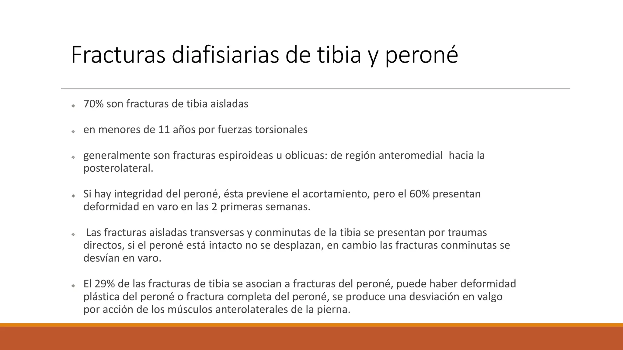 Fracturas de tibia y perone | PPTX