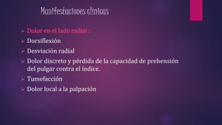 Fracturas distales de radio y fracturas de escafoides | PPTX