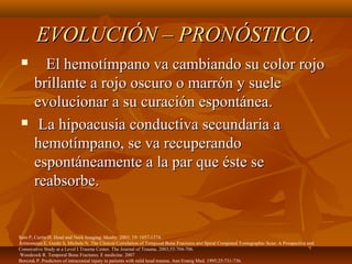 Fracturas hueso temporal | PPT