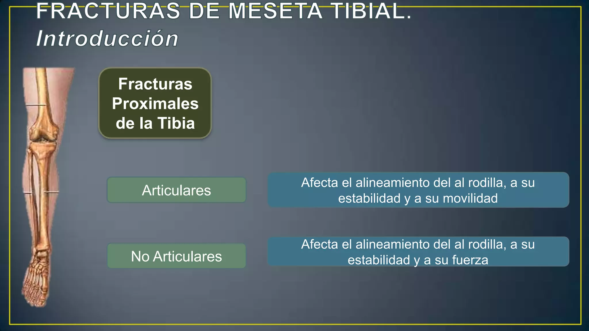 Fracturas proximales de tibia y perone | PPTX