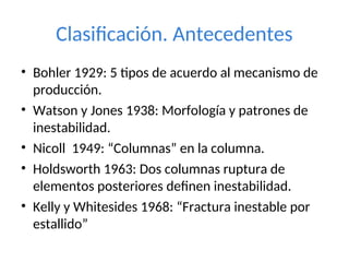 Fracturas de columna ToracoLumbares diagnóstico y manejo.ppt