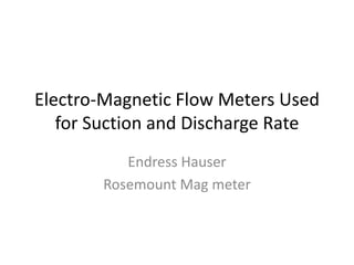 Frac turbine flow meters and mag meters | PPT